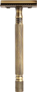 Pearl Shaving P S Double Edge Safety Razor (CLOSE COMB ANTIQUE BRASS ...