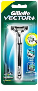 Gillette Vector Plus Manual Shaving Razor, Men - Price in India, Buy ...