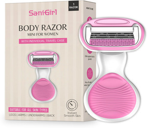 SaniGirl Body Razor for Women's Hair Removal | with Aloe Vera & Vit E ...