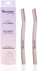 Hyuman Eyebrow & Facial Razor for Women| Reusable |Chin, Upperlip ...