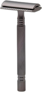 Pearl Shaving Double Edge Safety Razor (Graphite Black) - Best Shaving ...