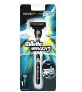 Gillette Mach 3 Duracomfort Blades Razor with Pressure Adjusting Pivot ...