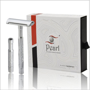 Pearl Shaving K2 Dual handle Double Edge Safety Razor made with Brass ...