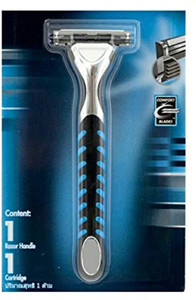 Gillette Sensor Excel Razor Handle 1 Refill Blade, Men - Price in India ...