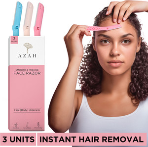 AZAH Reusable Face Razor For Women Facial Hair | Eyebrows, Upper Lip ...