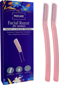 PEECARE Reusable Face Razor for Women Facial Hair | Upper Lip, Eyebrow ...