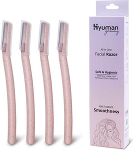 Hyuman Eyebrow & Facial Razor for Women|Chin, Upperlip, Sideburns ...