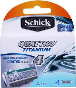 Schick QUATTRO REFILL PACK (4 CART), Men - Price in India, Buy Schick ...