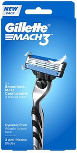 Gillette mach 3 with hygiene & Most Comfortable Blades razor set of 1 ...