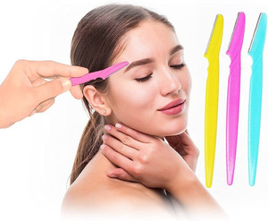 BLUEMERMAID Eyebrow Razor or Face Hair Removal Safety Shaper Shaver ...