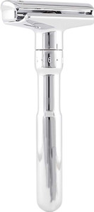 Merkur Futur Adjustable Safety Razor 701 Shiny Chrome German Double ...