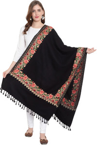 RADHE PRODUCTS Wool Embroidered Women Shawl - Buy RADHE PRODUCTS Wool ...