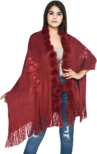 manra Wool Solid Women Shawl - Buy manra Wool Solid Women Shawl Online ...
