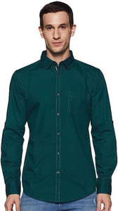 OYO Men Solid Casual Dark Green Shirt - Buy OYO Men Solid Casual Dark ...