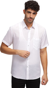 MARTIN PACEMAKER Men Solid Casual White Shirt - Buy MARTIN PACEMAKER ...