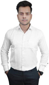 WEFTIN Men Solid Formal White Shirt - Buy WEFTIN Men Solid Formal White ...