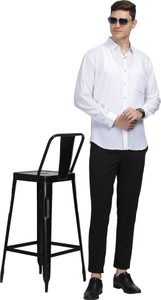 MARTIN PACEMAKER Men Self Design Casual White Shirt - Buy MARTIN ...