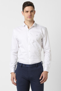 PETER ENGLAND Men Solid Formal White Shirt - Buy PETER ENGLAND Men ...
