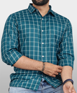 VeBNoR Men Checkered Formal Dark Blue Shirt - Buy VeBNoR Men Checkered ...