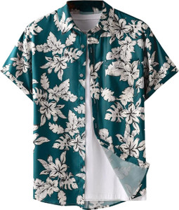 ertyui Boys Printed Casual Green, White Shirt - Buy ertyui Boys Printed ...