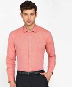 PETER ENGLAND Men Solid Formal Red Shirt - Buy PETER ENGLAND Men Solid ...