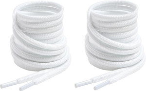 house of common Shoe Laces Round White 150cm shoe laces for boot sport ...