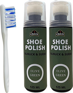 Quick Nubuck Suede Shoe Polish Color - Olive Green (Pack -125ML) Nubuck ...