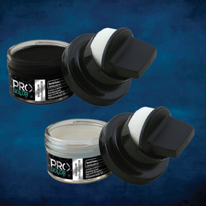 Pro Shoe Polish Cream-Applicator Black-50ml & Neutral 50ml For Smooth ...