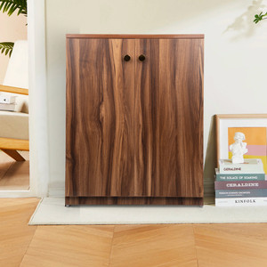 Urbanspace Compact Wooden Shoe Organizer with Sleek Design for ...