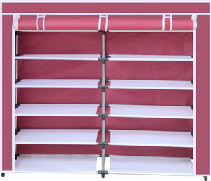 ECO SHOPEE Shoe Rack Frame Cabinet Stand Lite Weight Foldable Shelves ...