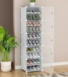 Vozica 10-Shelf-5-Door Plastic Cubort Shoe Rack Plastic Shoe Rack Price ...