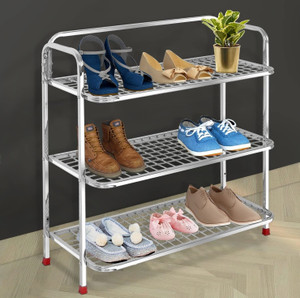 Impulse by Plantex Stainless Steel Shoe Rack For Home/Slipper Stand ...