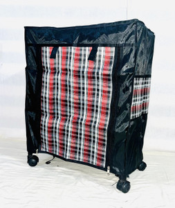 Bluevista Shoe rack white zipper cover wheel Plastic Shoe Rack Price in ...