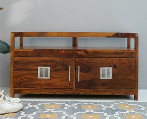 VARSHA FURNITURE Sheesham Wood 2 Door Shoes Rack for Home| storage ...