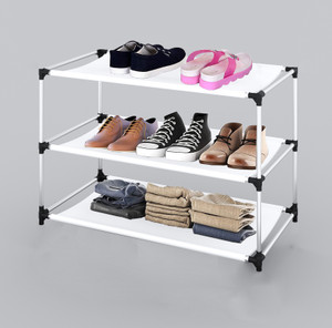 MS MODSTYLE Shoe Rack Frame Stand Lite Weight Foldable Shelves Storage ...