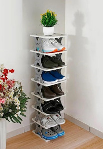 GANESH PLAST SHOES RACK 8 LAYER Plastic Shoe Rack Price in India - Buy ...