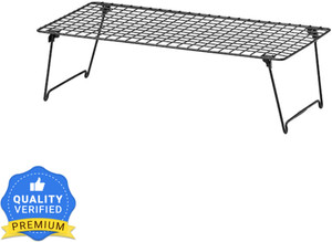 IKEA GREJIG Shoe rack Stainless Steel, foldable, black color (58x27x17 ...