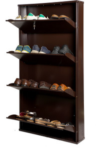 Babbar steel 4 Door Metal Wall Mounted Shoe Rack Steel Shoe and Chappal ...
