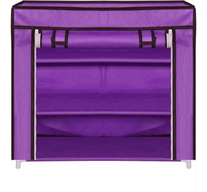 ShelfKing Multipurpose 3 Shelves Rack With Zip Door Cover & Side ...