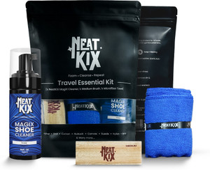 NEATKIX Travel Essential Shoe Cleaning Kit | Traveler's Shoe Care Kit ...