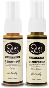 Shoe Mistri Shoe Renovator Miniature, Lliquid Polish Spray (Camel ...