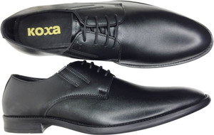 KOXA NS 970 Black 7 Leather Lace-Up for Men, Lace Up For Men - Buy KOXA ...