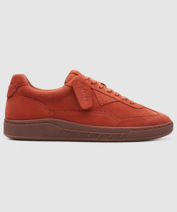 CLARKS Clarks CraftRally Ace Rust Suede Sneakers For Men - Buy CLARKS ...