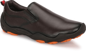 Hitz Hitz Men's Brown Leather Casual loafers Slip On Sneakers For Men ...