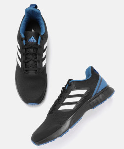 ADIDAS ADIDAS Men Black White Stunicon Woven Design Running Shoes ...