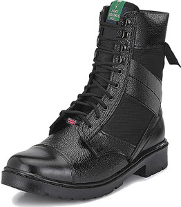 Para Commando Men's Black NCC/Military/Army Genuine Leather Boots Boots ...