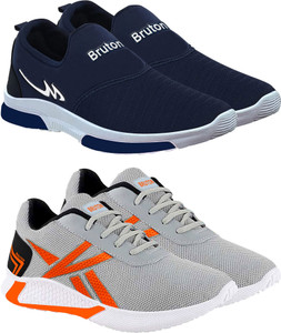 BRUTON Combo Pack Of 2 Casual Shoes Sneakers For Men - Buy BRUTON Combo ...