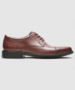 CLARKS Clarks Wenham Cap II Brown Leather Slip On For Men - Buy CLARKS ...