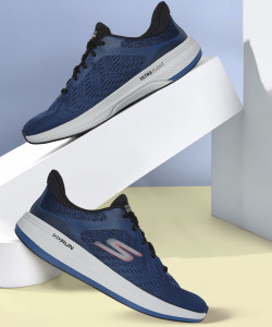 Skechers Skechers GO RUN PULSE 2 Running Shoes for Mens, Navy Coral ...