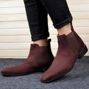 INVICTUS Men's Suede Material Casual Chelsea Regular Boot Boots For Men ...